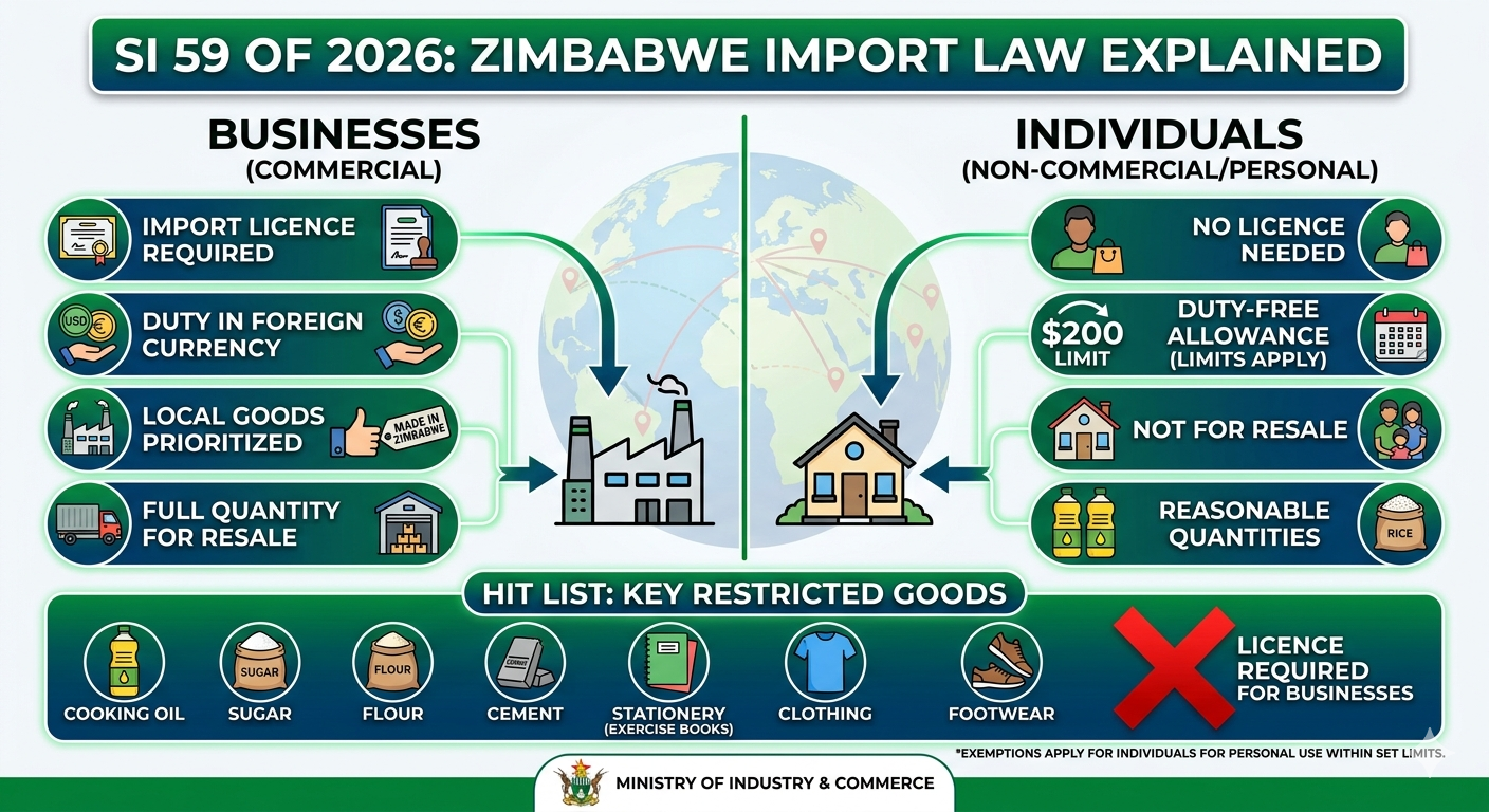 Zimbabwe Import Law Explained-SI 59 of 2026 | Lucent Consultancy